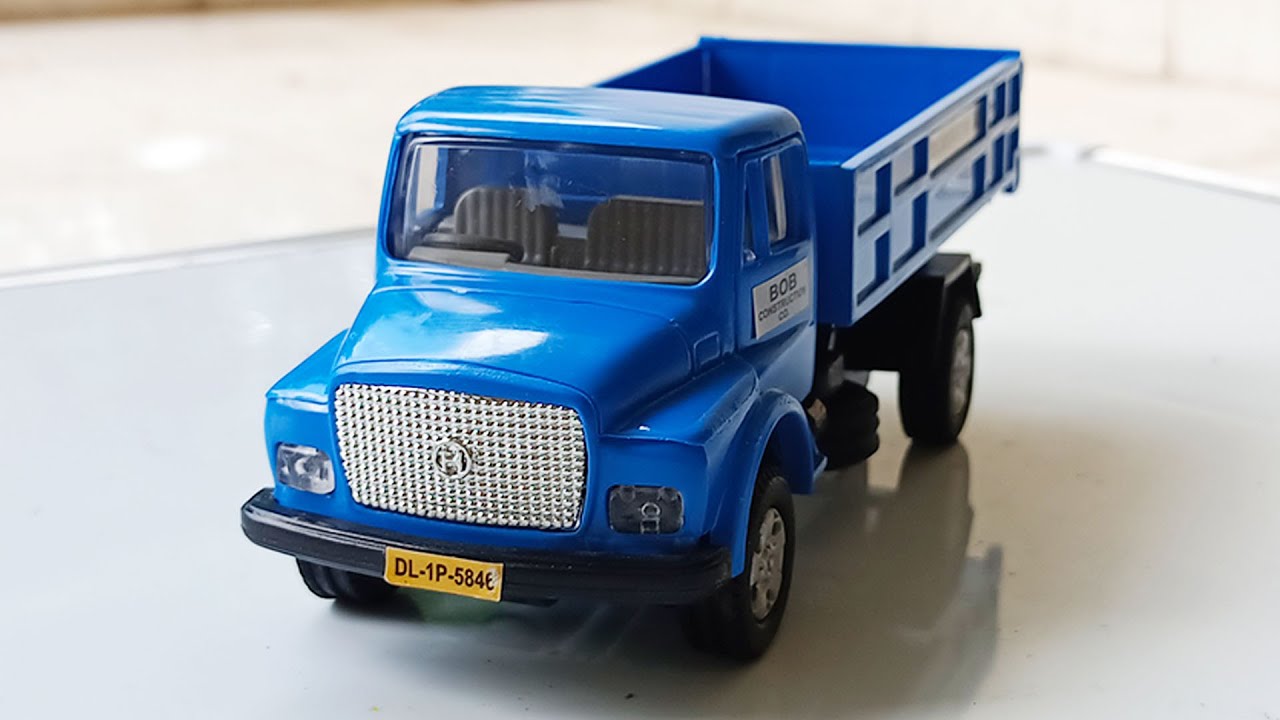 Scale Model Unboxing Centy Toys Tata Truck | Tata Tipper Diecast Model ...