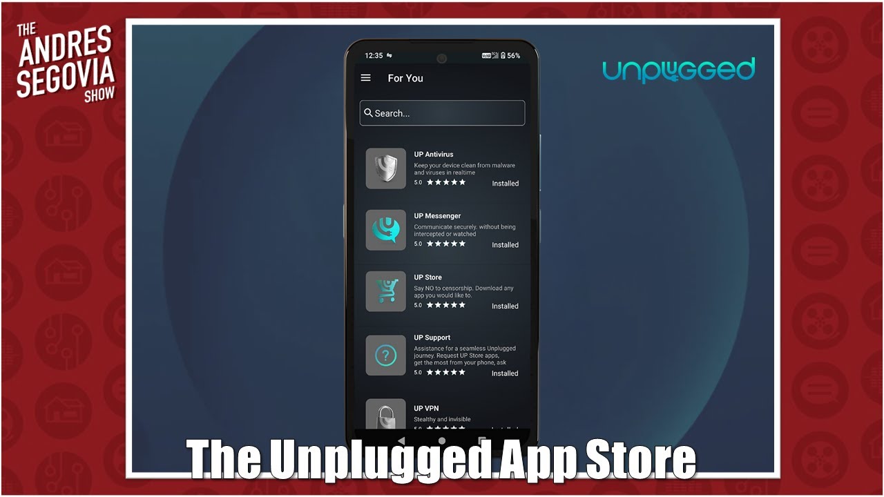 The Unplugged Phone App Store Experience & Other App Stores - YouTube