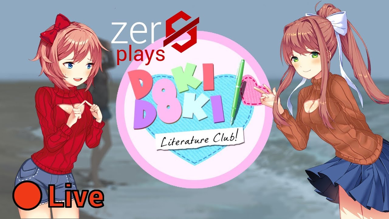 🔴 Doki Doki Literature Club - Full Live Playthrough - YouTube