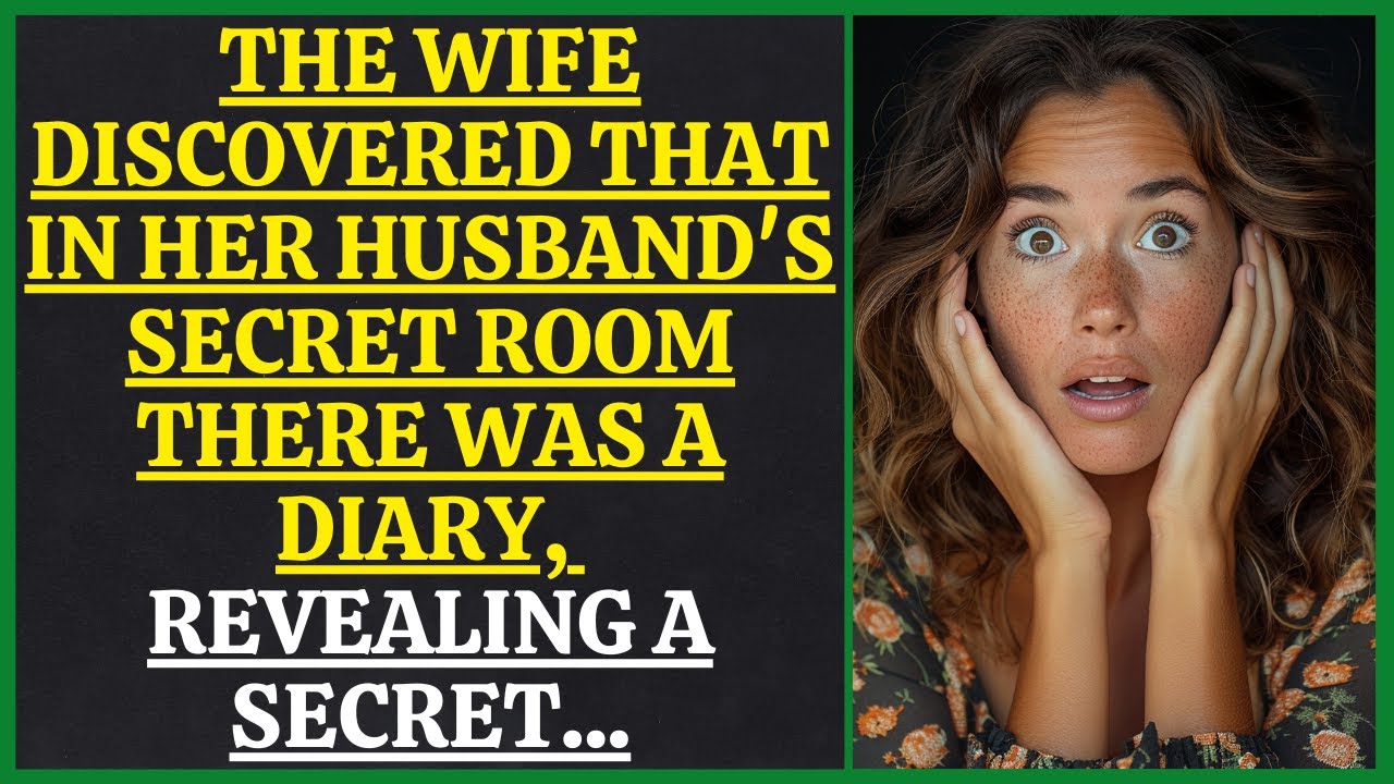 The wife discovered that in her husband's secret room there was a diary ...