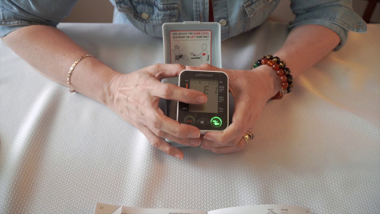Paramed Wrist Digital Blood Pressure Monitor YouTube Paramed Wrist Digital Blood Pressure Monitor YouTube
