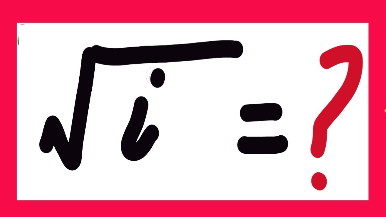 Itoa problem | Square root of itoa | You know about itoa solution | Complex form of itoa | MATHS ...