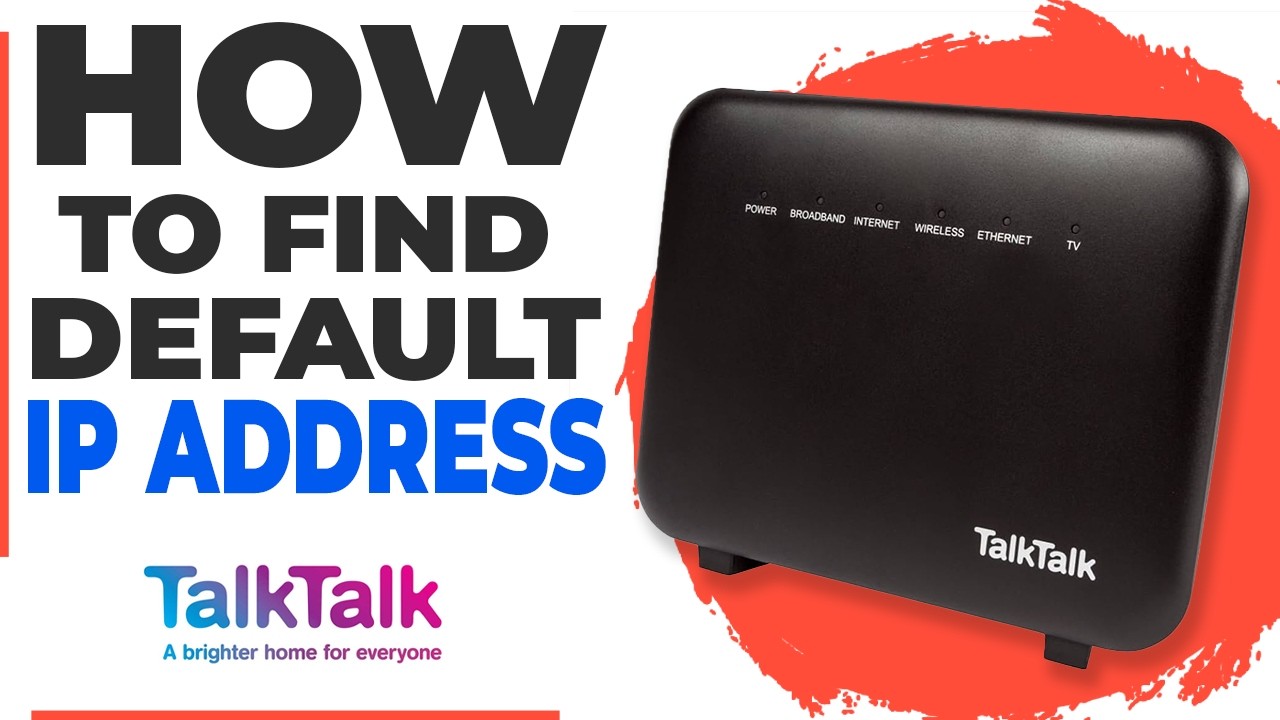How to Find IP Address of Talktalk Router - YouTube