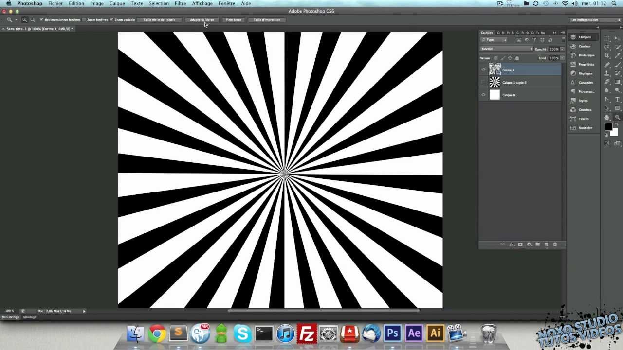 Créer des rayons - YouTube