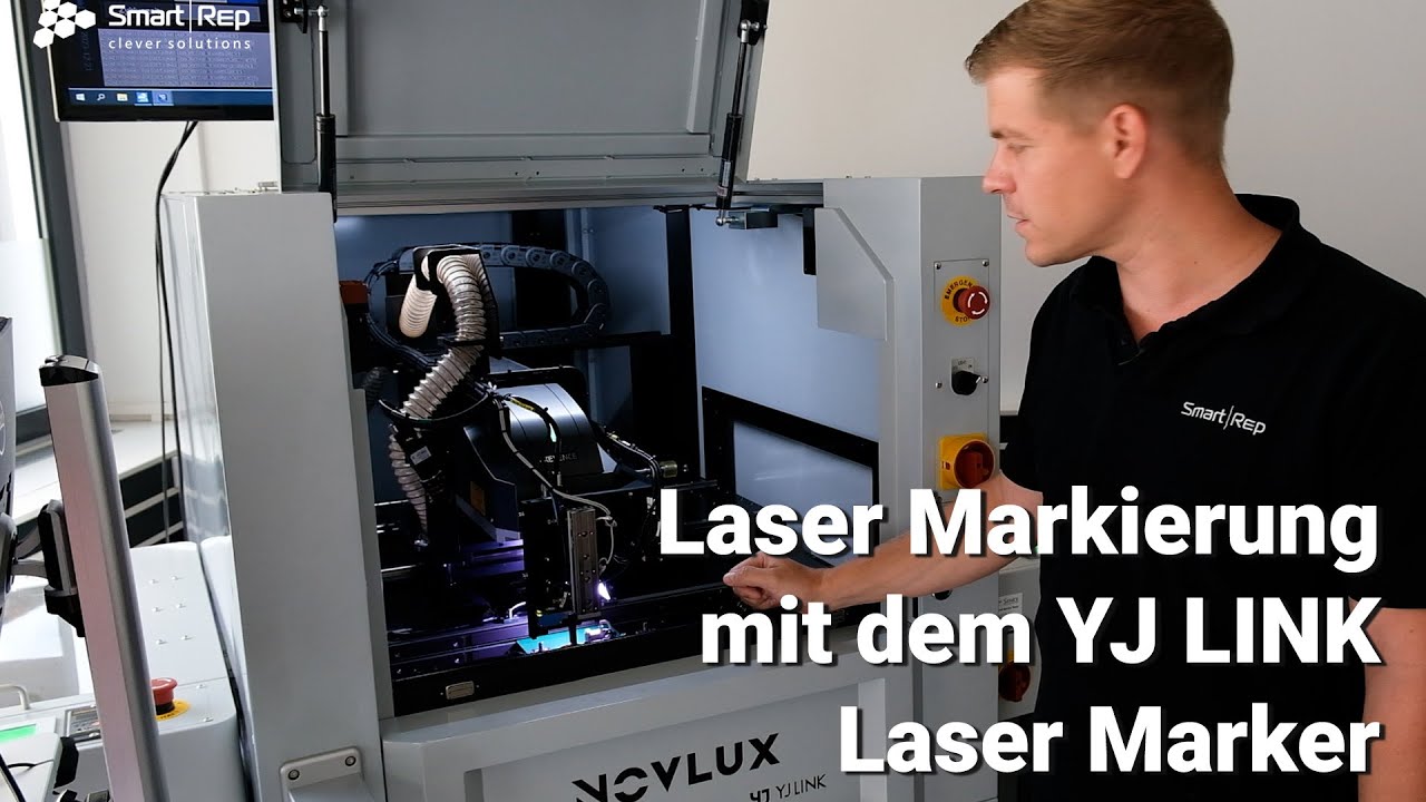 Laser Markierung mit YJ LINK - YouTube