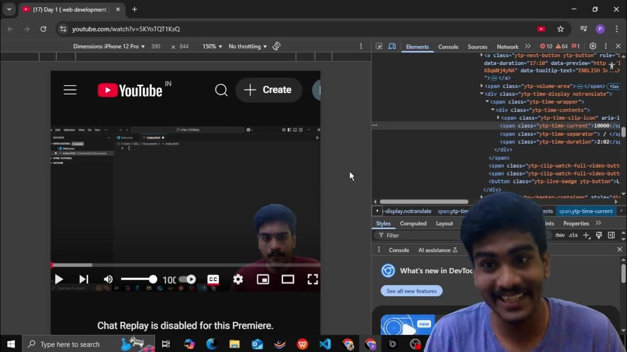 Day 2 (web development ) - HTML - YouTube
