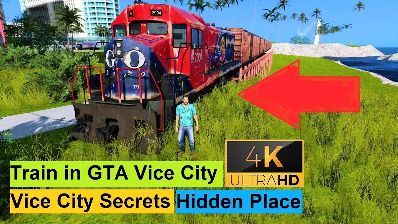 Secret Train Location in GTA Vice City | Hidden Place | Train in Gta ...