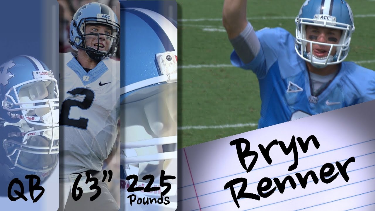 Official Highlights | UNC QB Bryn Renner - YouTube