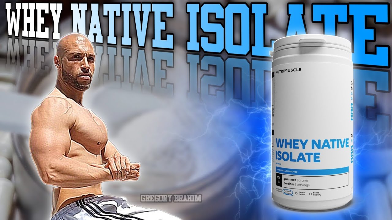 NUTRIMUSCLE WHEY NATIVE ISOLATE - CODE PROMO NMA_GREGORY - YouTube