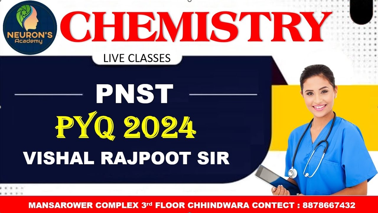 PNST 2025 Chemistry PYQ | 20 Most Expected Questions | Target MP PNST ...