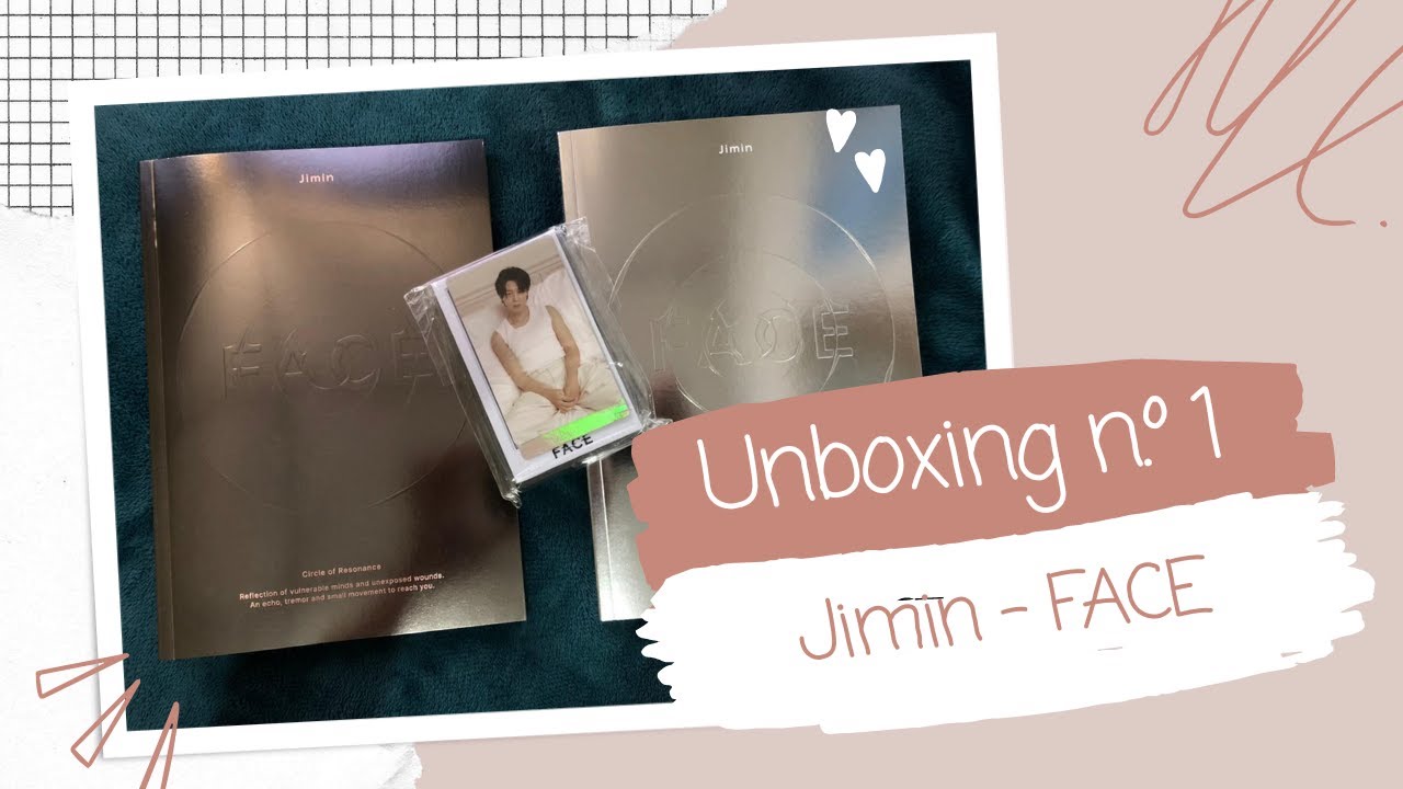 Unboxing album Jimin - "FACE" | Hey army - YouTube