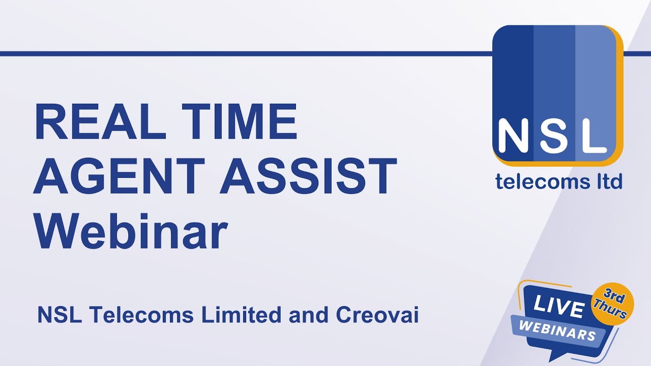 Real Time Agent Assist December 2024 - YouTube