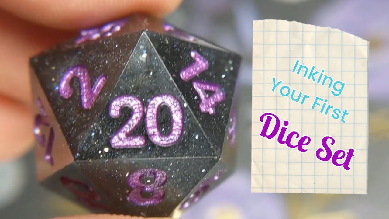 Inking your First Dice Set! - YouTube