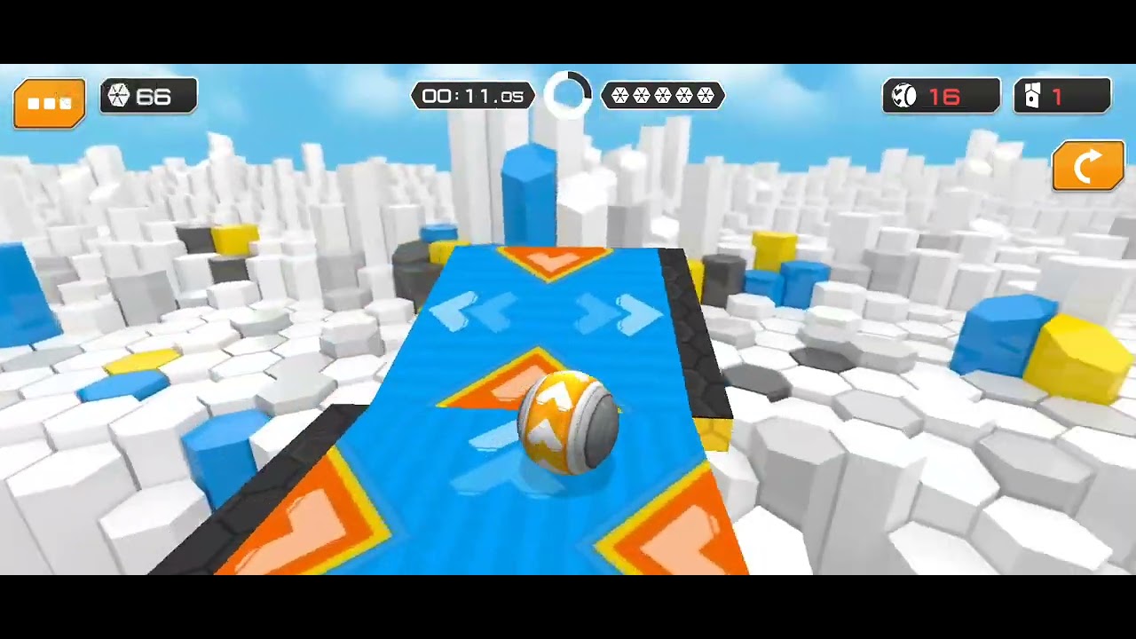 Ball Running on ramp bridge | Gyro Sphere moving ramps for Ball race ...