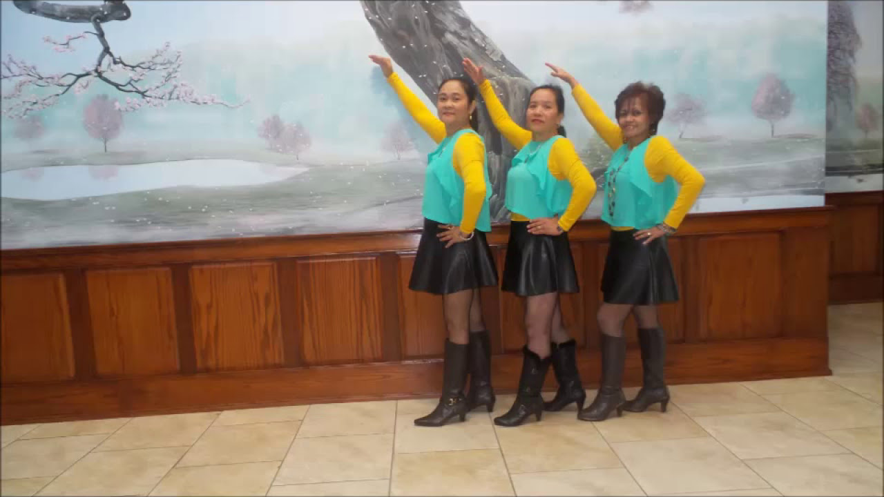 DISCO CHA CHA LINE DANCE - YouTube