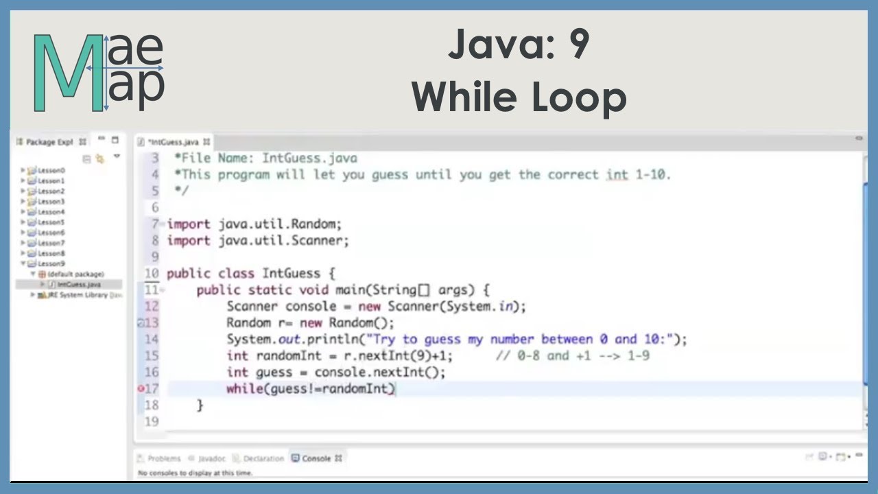 Java: 9 While Loop - YouTube