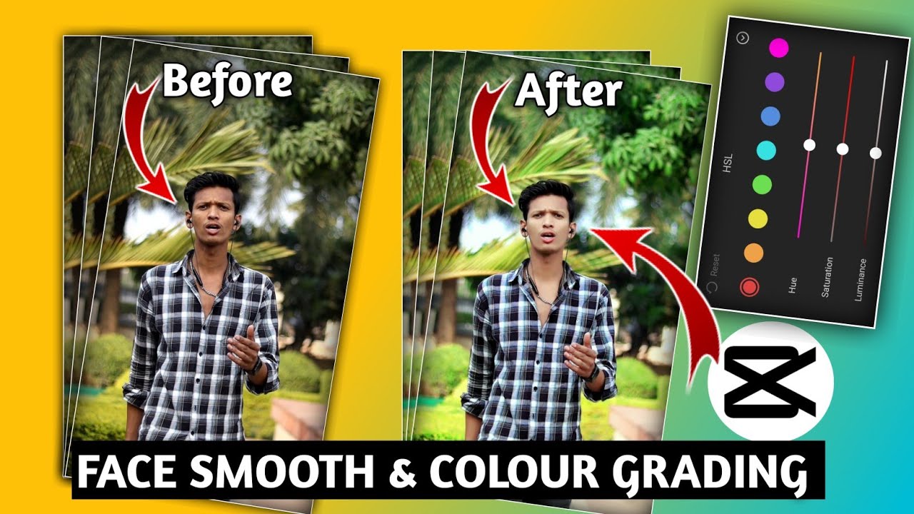 Face Smooth & Colour Grading || Cupcut Aap 🔥💯 - YouTube