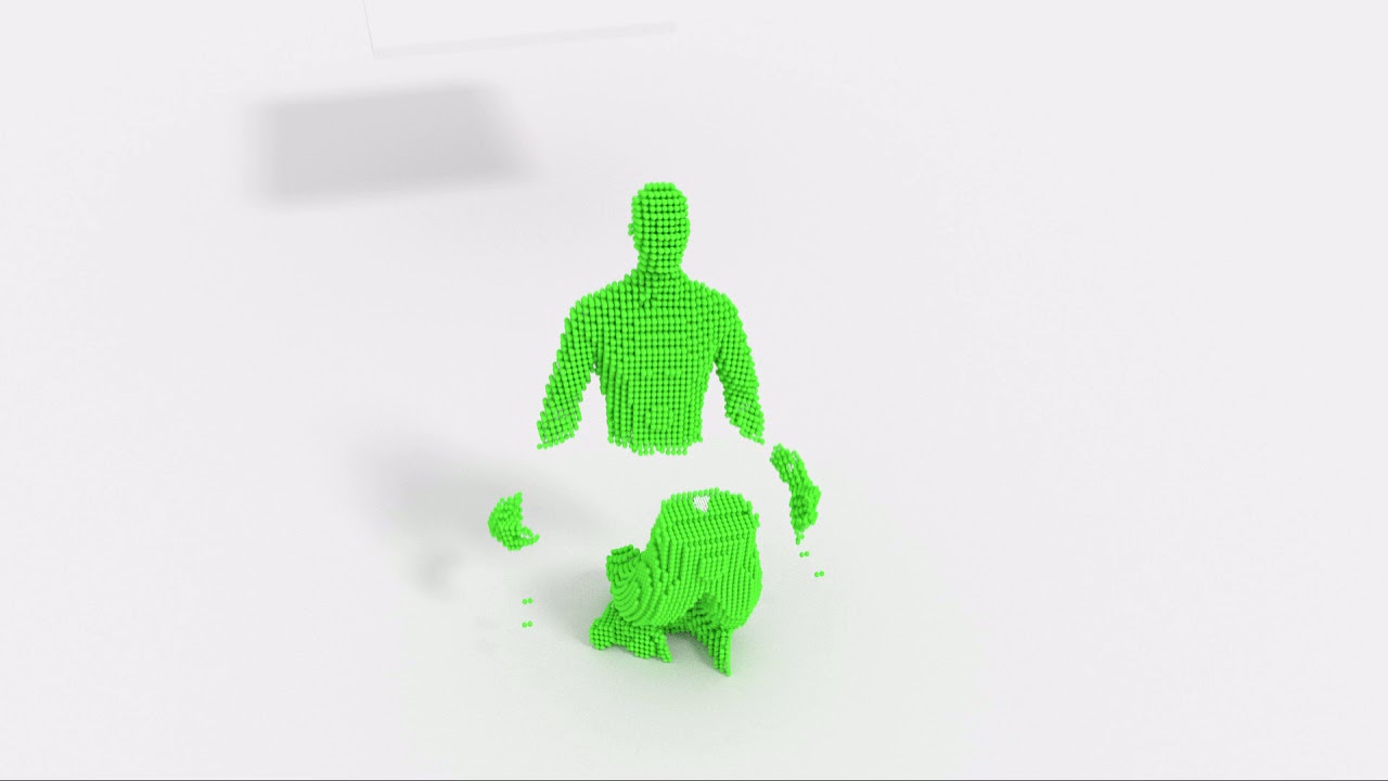 molecular ragdoll simulation (now with bone simulation!) - YouTube