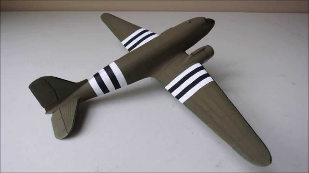 Airfix 1/72 Douglas C-47 Skytrain Build Update #4 (8.22.14) - YouTube