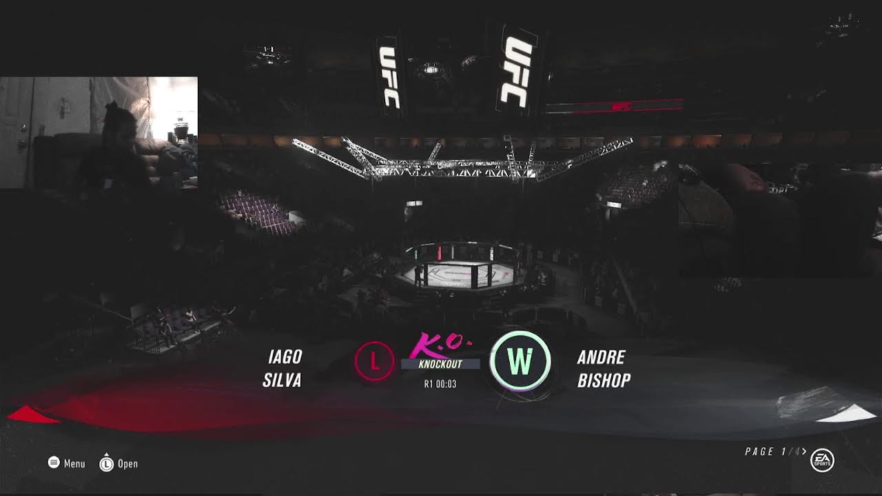 UFC 4 My Last fight in career mode - YouTube