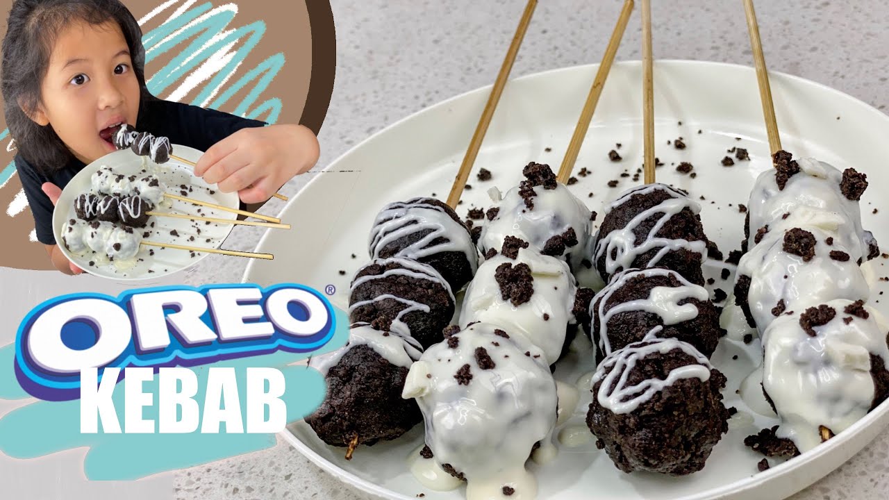 Only 3 ingredients OREO KEBAB!! No Baking Required!! - YouTube