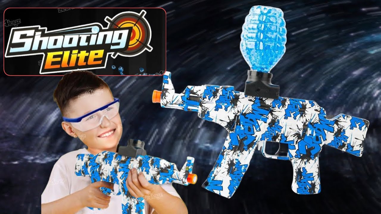 AK47 Gel Water Ball Gun Toy Electric Splatter Gel Ball - YouTube