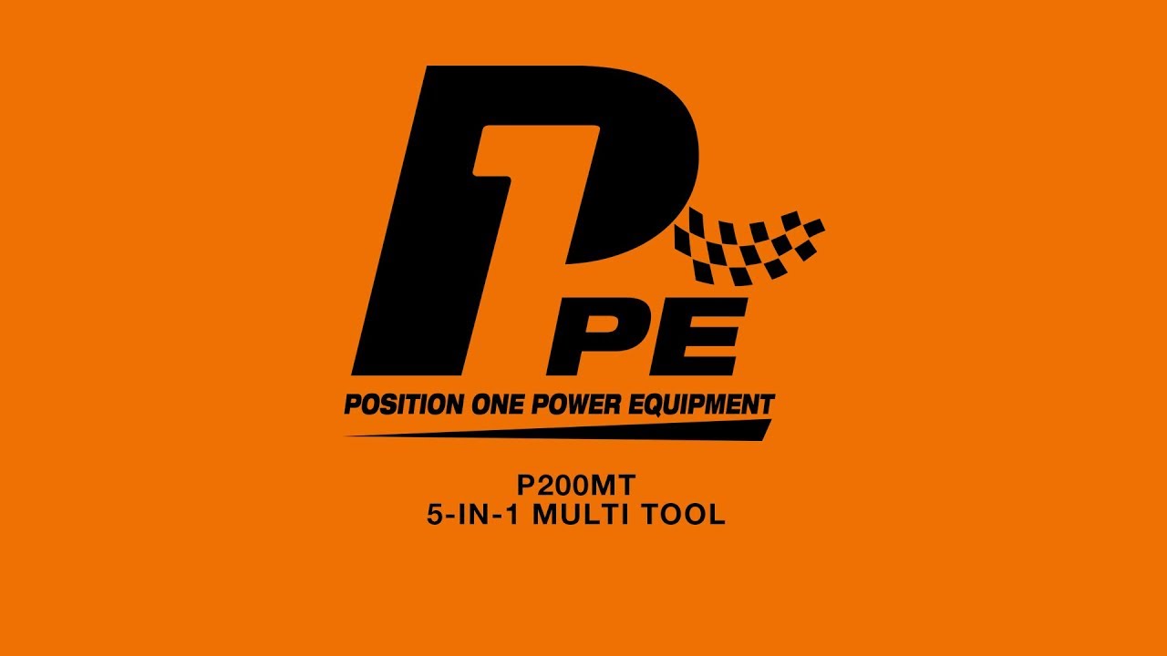 How to assemble & start the P1PE P5200MT Multi-tool - YouTube