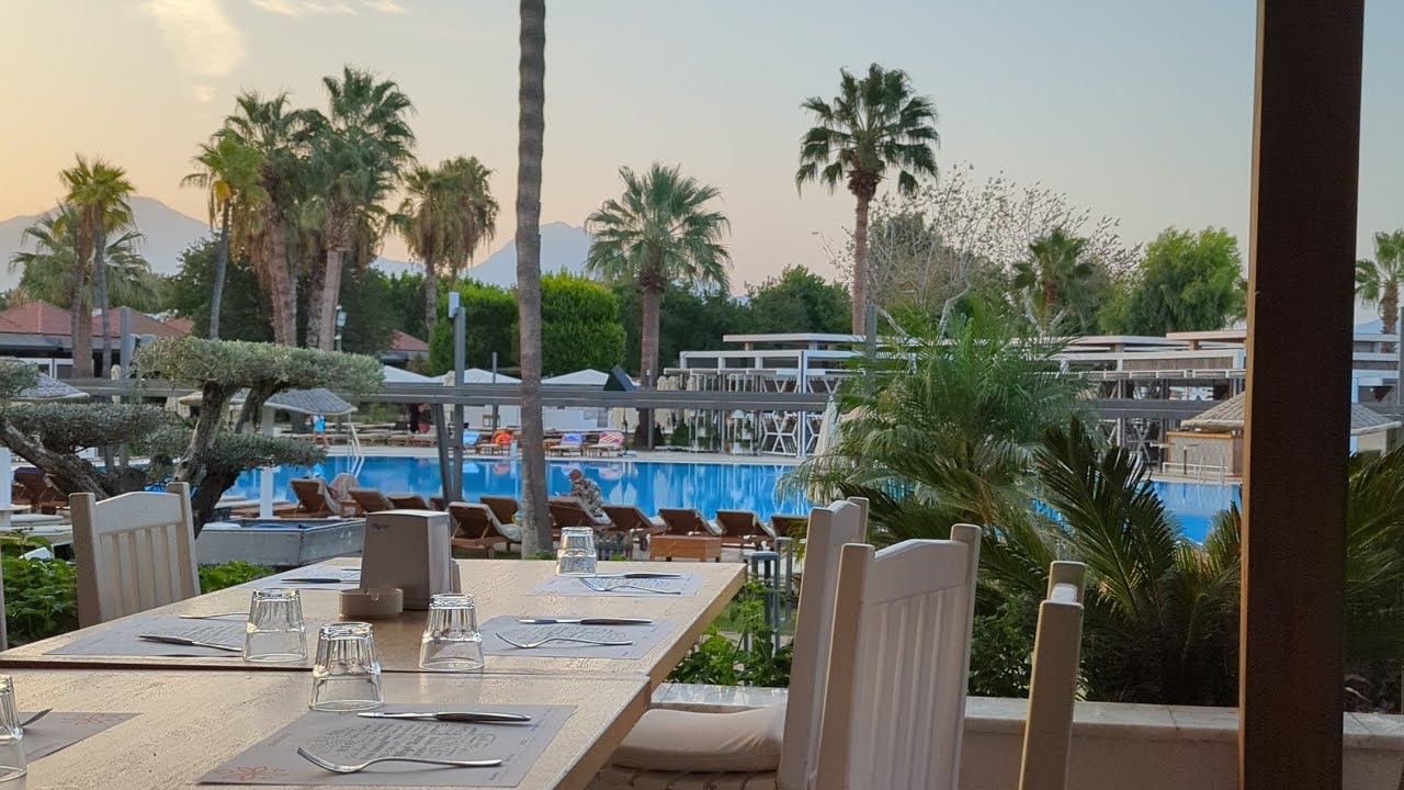 Club Tuana Fethiye. Pier and main pool. 2023 - YouTube