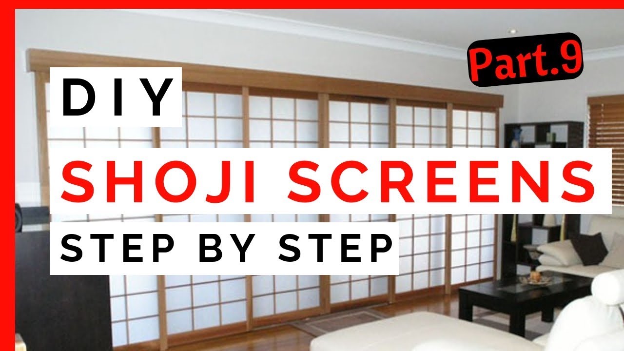 HOW A JAPANESE SHOJI SCREEN IS MADE PART 9 - YouTube