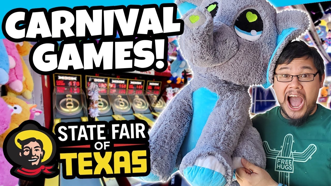 Where's the ARCADE? Playing CARNIVAL GAMES at the State Fair of Texas ...