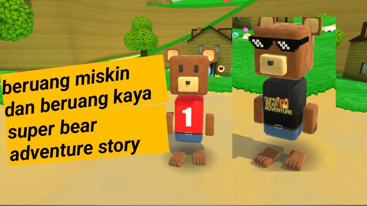 Beruang miskin dan beruang kaya super bear adventure story part 1 - YouTube
