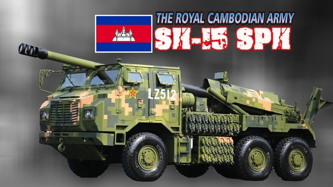 China-made SH1 155 mm SPH artillery system for Royal Cambodian Army ...