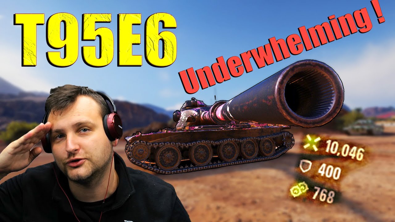 Proof That Even Bad Tanks Can Shine: 10K Damage Games in the T95E6 ...
