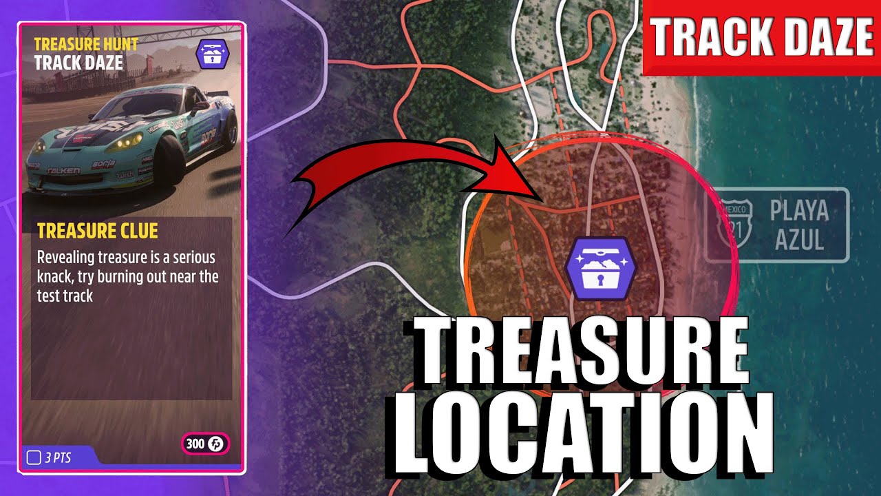 Forza Horizon 5 TREASURE HUNT TRACK DAZE - Chest Location (Winter ...
