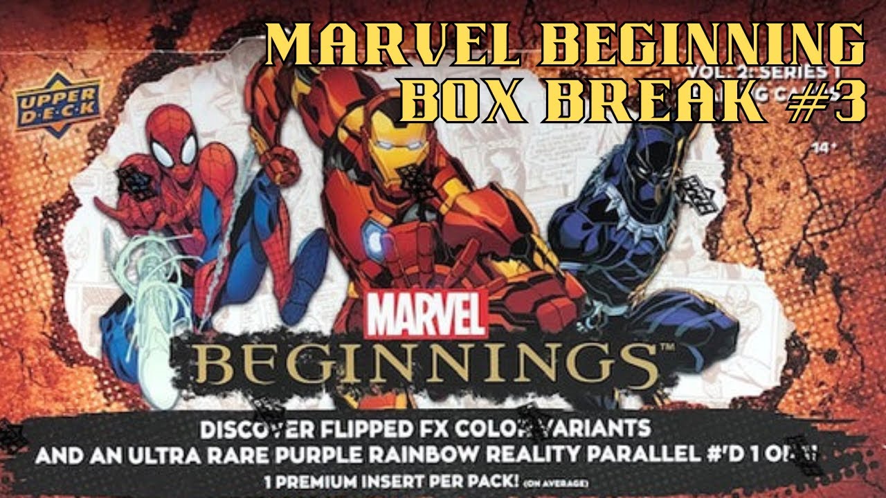 Opening a Marvel Beginnings Hobby Box – Pulled a SIGNATURE CARD! - YouTube