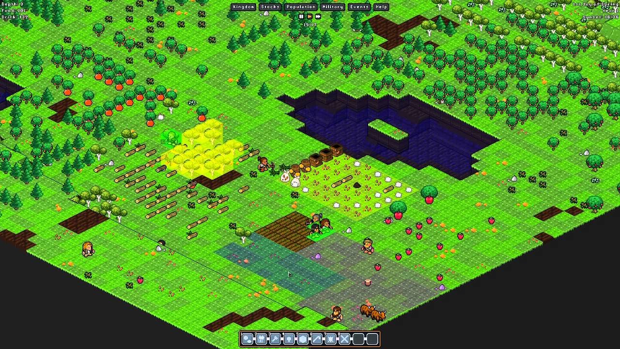 Gnomoria Gameplay 1 - Day 1 Fun - YouTube