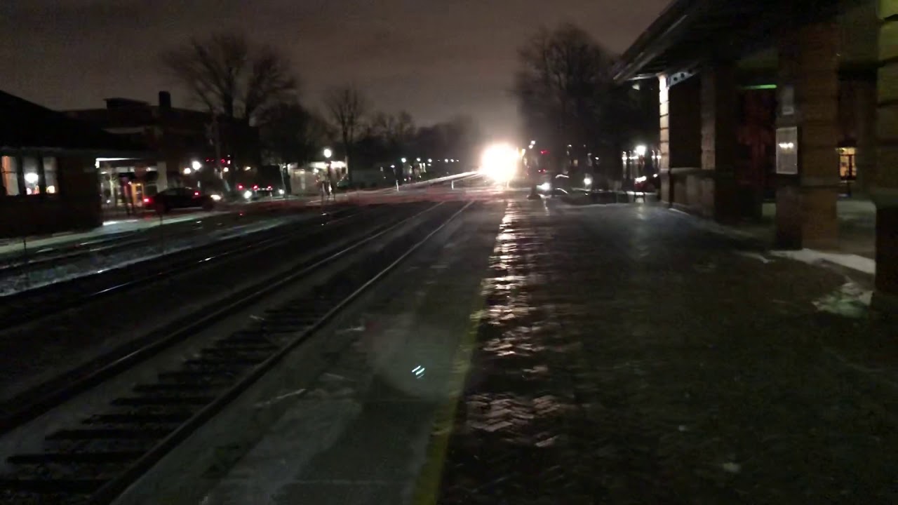Outbound Doubleheaded Metra 113 and 211 Express Passing Riverside IL ...