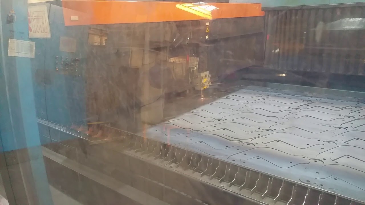 Prima Platino 1530 Laser CO2 Cutting Table - YouTube