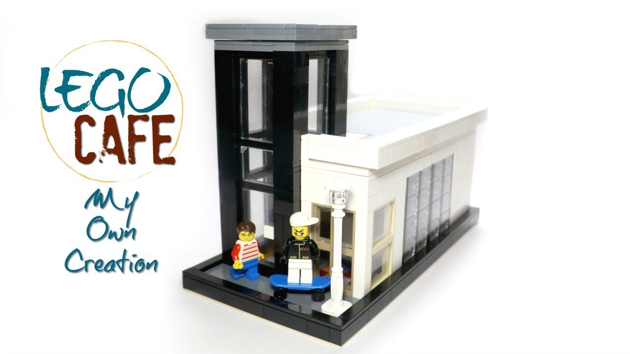 LEGO Modular Cafe MOC (My Own Creation)⎪Black Rock Coffee - YouTube