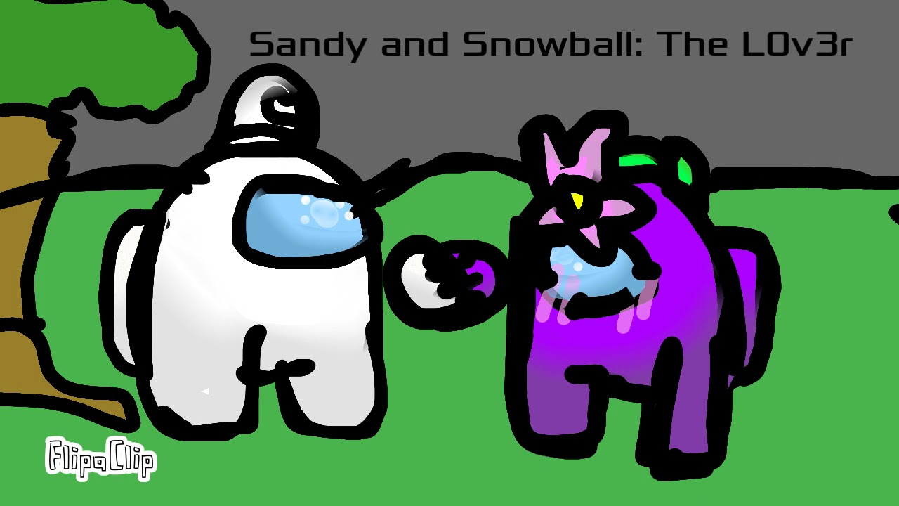 Sandy And Snowball Drawing (UwU) - YouTube
