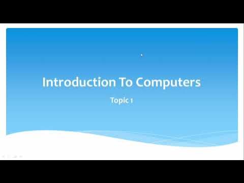 Digital Literacy - Introduction To Computers #ict #technology - YouTube