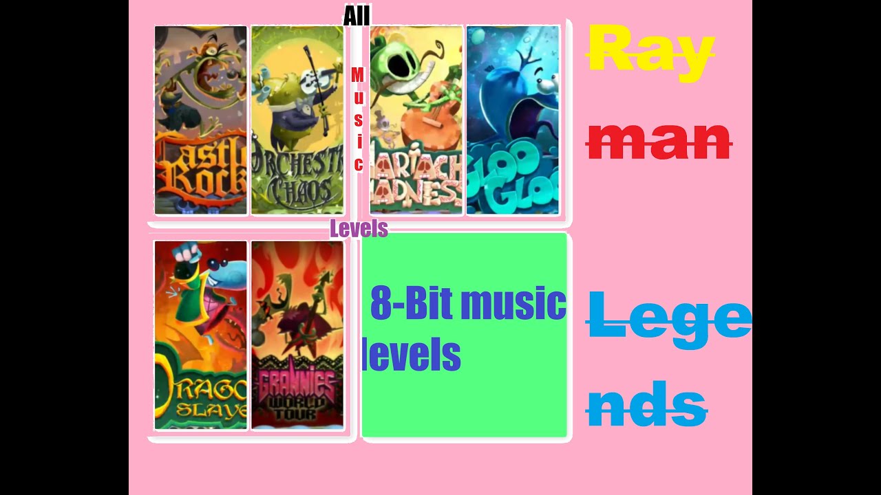Rayman Legends: All music levels. - YouTube