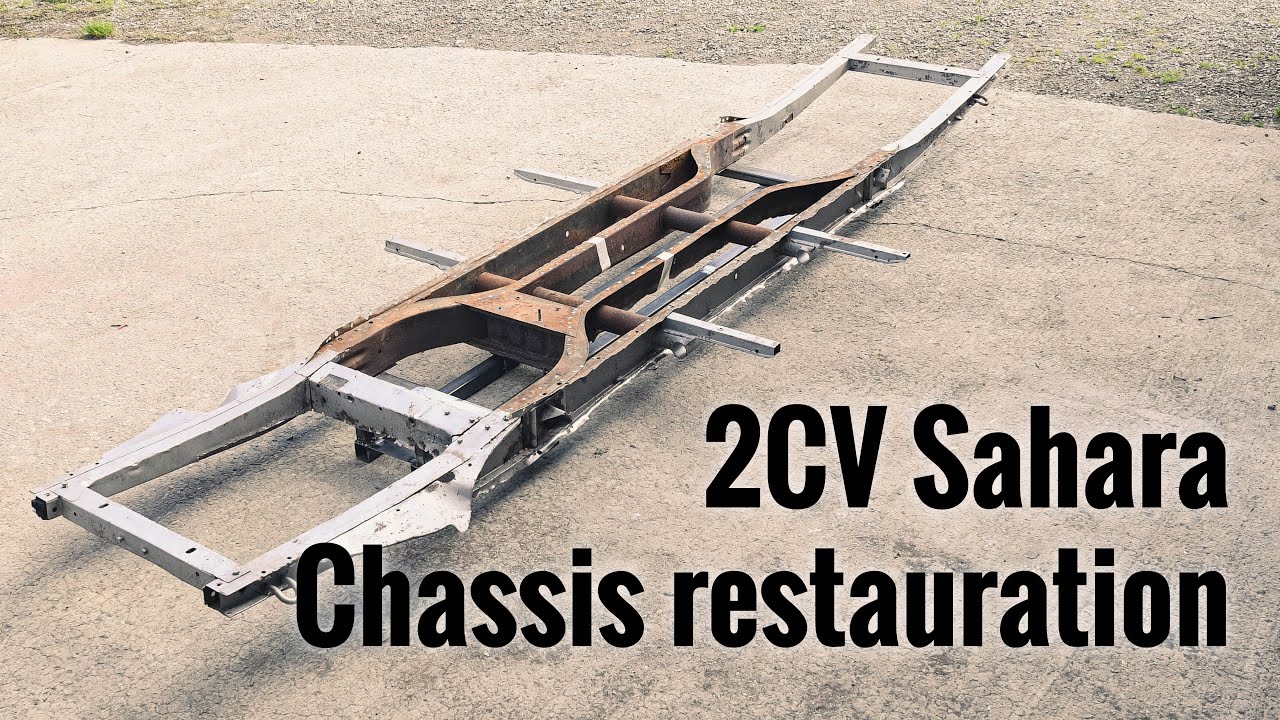 Citroën 2cv Sahara: chassis restauration - YouTube