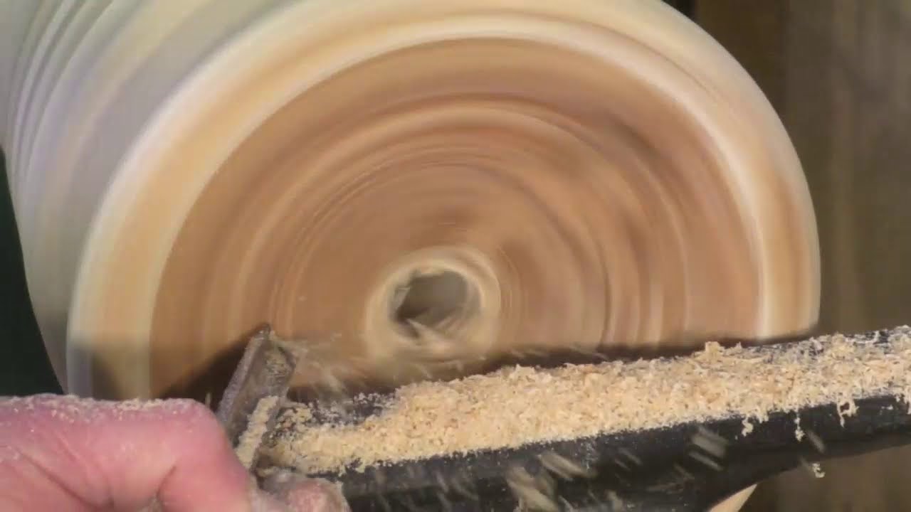 Wood-turning the bowl of doom - YouTube