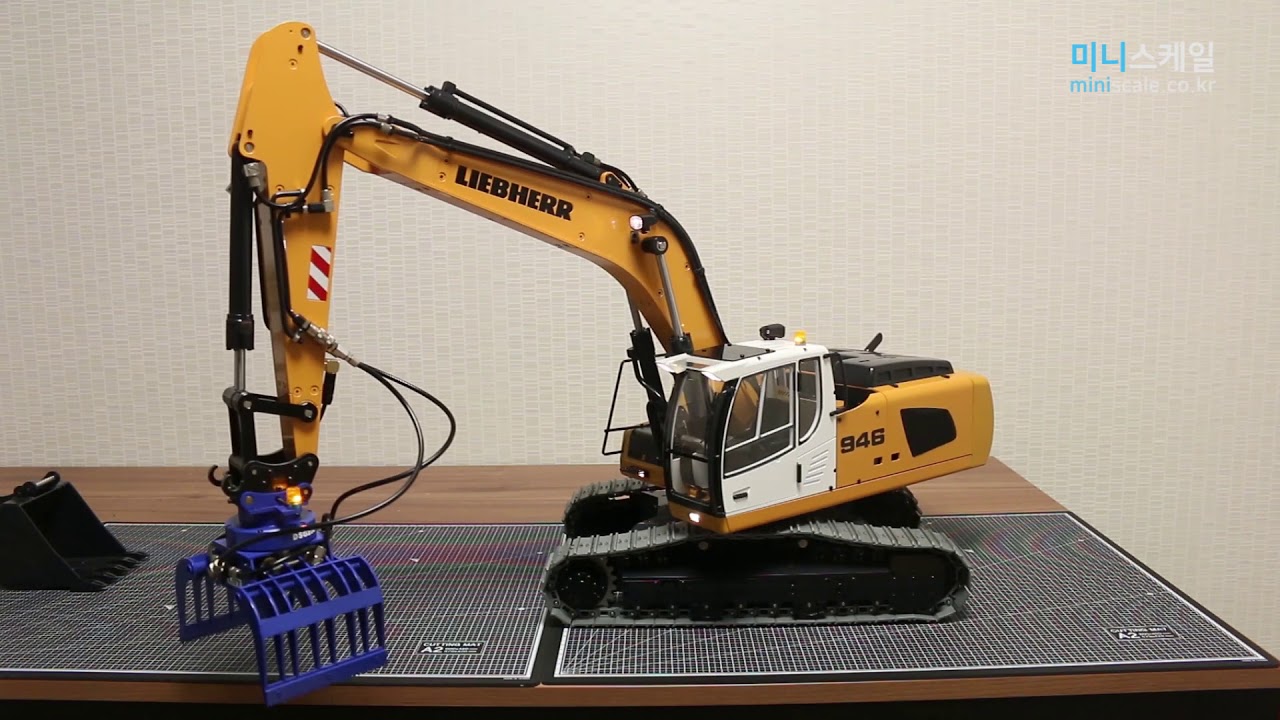 1/14 RC LIEBHERR 946(model-946) Premacon Hydraulic Pump & Valves ...