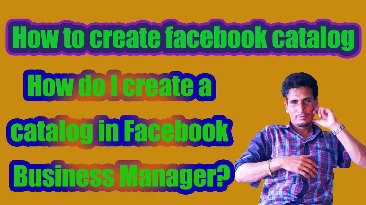 how to create facebook catalog - YouTube