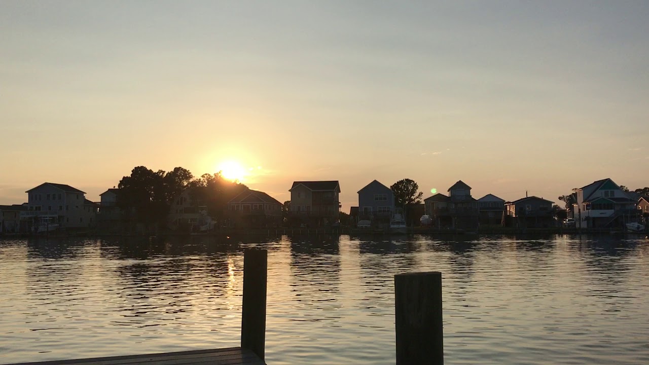 Colington Harbor Sunset - YouTube