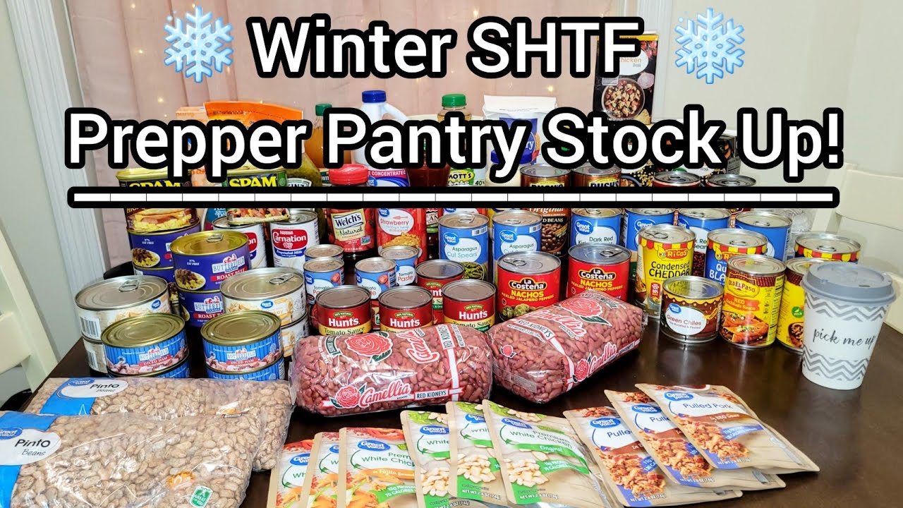 Grocery Haul Walmart | SHTF | Prepper | Prepping | Preps | Winter Haul ...