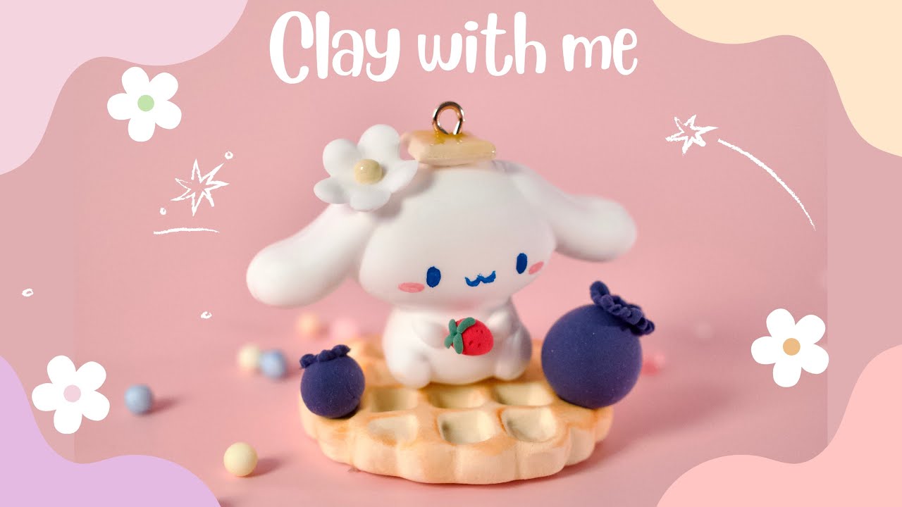 Making Cinnamoroll Charms Using Air Dry Clay | Daisy Clay Diaries Ep 01 ...