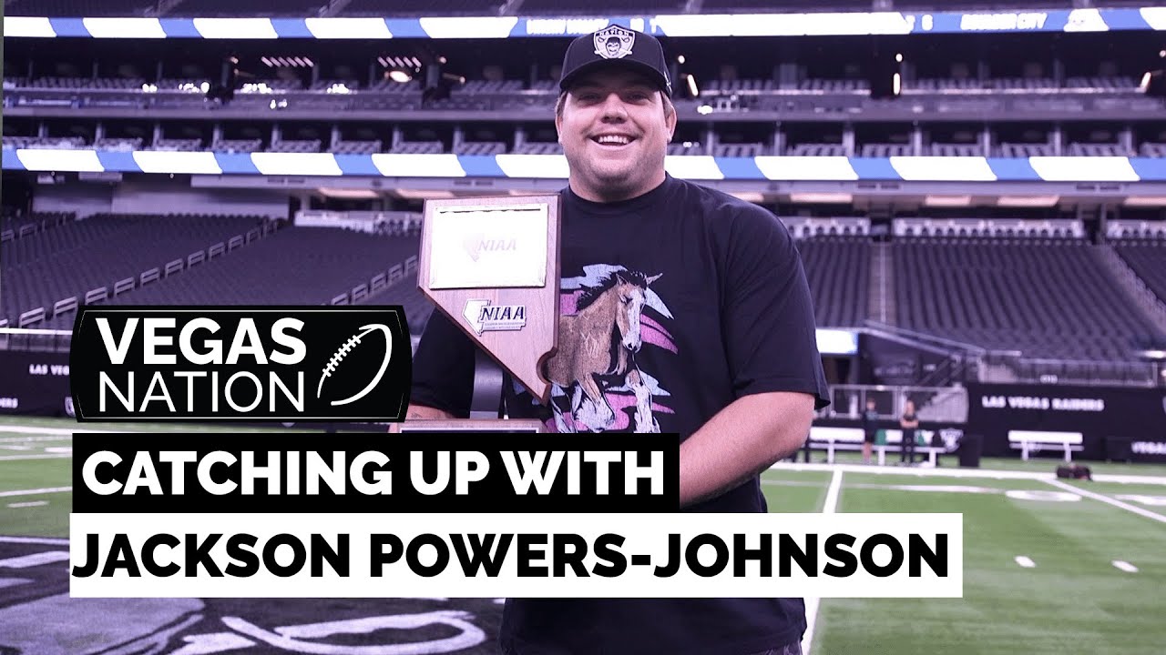 Catching up with Raiders OL Jackson Powers-Johnson - YouTube